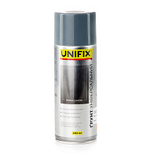 Емаль акрилова ґрунтувальна універсальна RAL 7015 Сірий 400мл UNIFIX ...